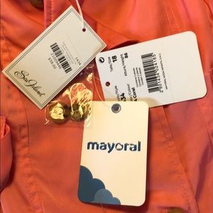 Mayoral | Jackets & Coats | Nwt Mayoral Coral Rain Jacket | Poshmark